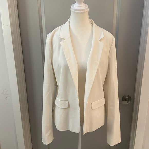 Frenchi | Jackets & Coats | Off White Blazer | Poshmark